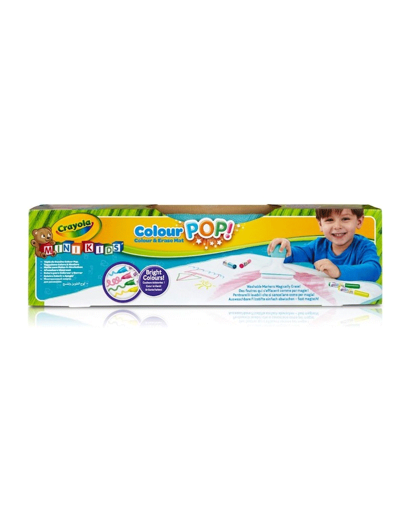 Crayola Mini Kids Colour&Erase Mat - KidsMug